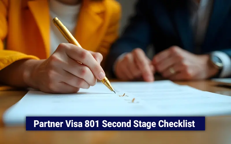 Partner Visa 801 Second Stage Checklist - VICPAK Consultant